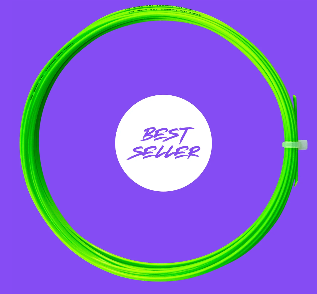 Buy Tennis Strings by Toroline OToro 1.23 17 Hexagonal Green - Set ...