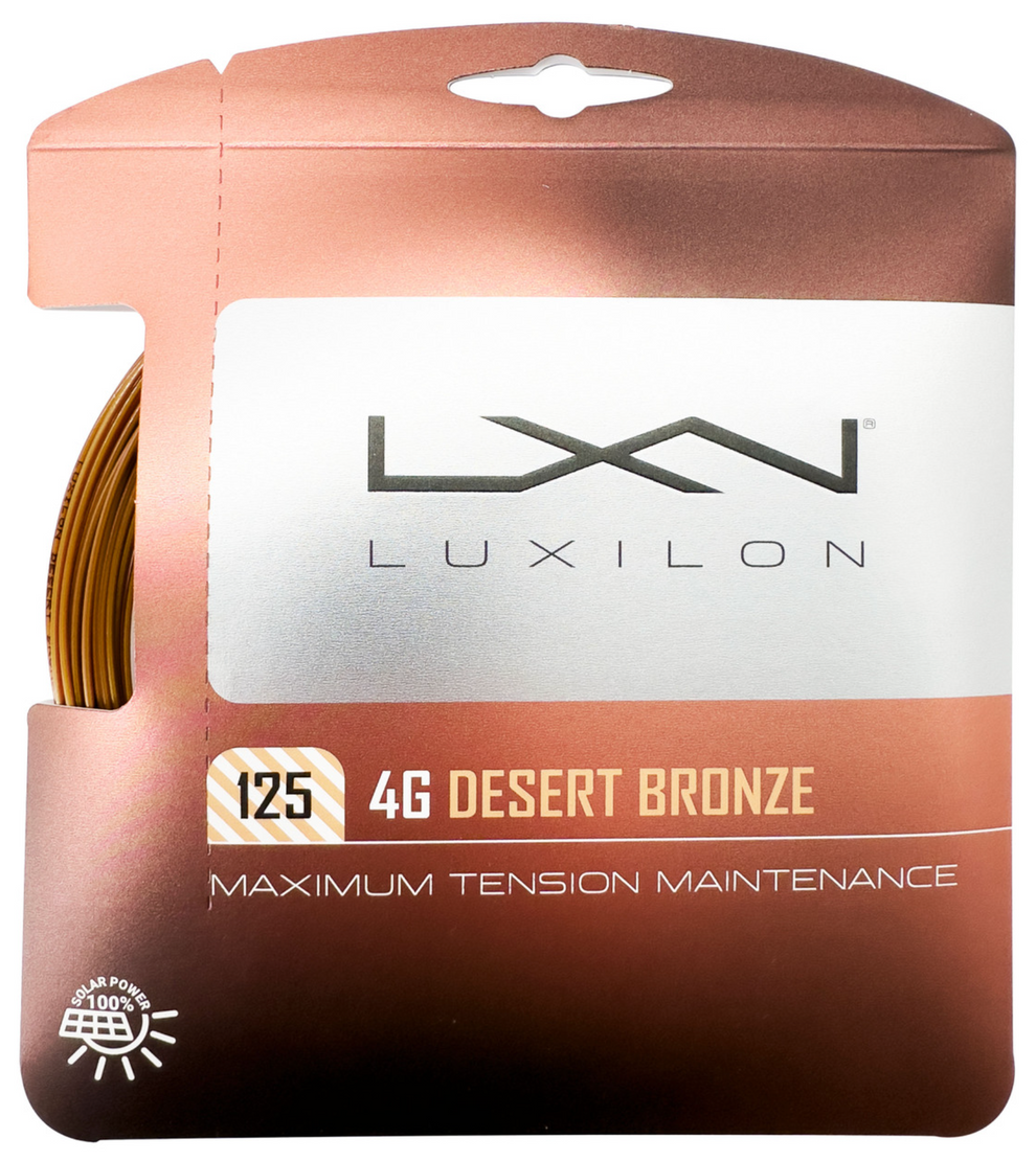 Tennis Strings by Luxilon - 4G Desert Bronze - The Tennis Store - Aus & NZ